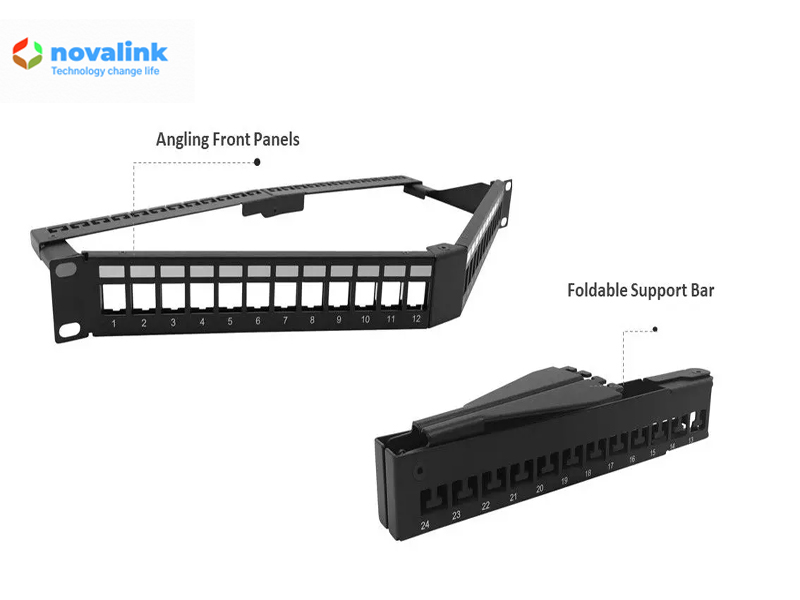 Chuyên cung cấp Thanh patch panel 24 cổng chữ V dùng cho cat5 và cat6 ...